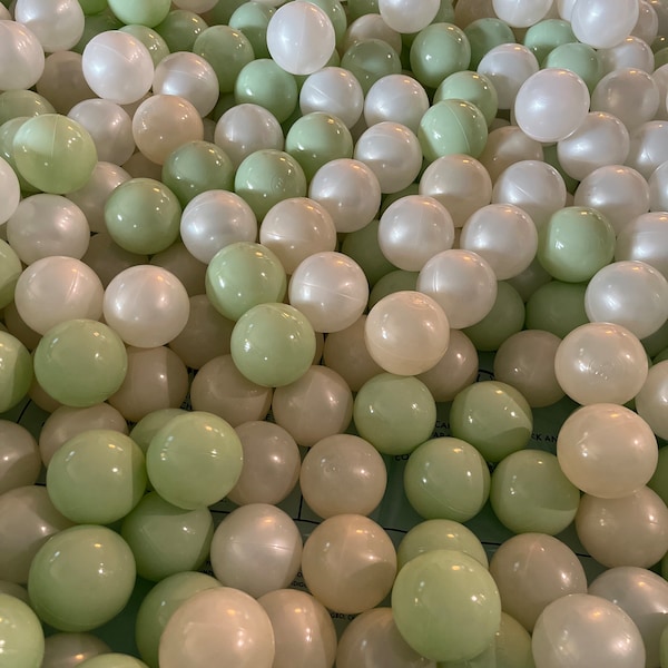 Balls for Ballpit, 2,76" (7 Cm), Plastic Balls, Bulk Balls, Non-toxic ...