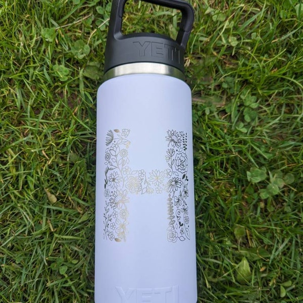 Full 26 Letter Floral Alphabet SVG Bundle, Floral Monograms, Floral ...