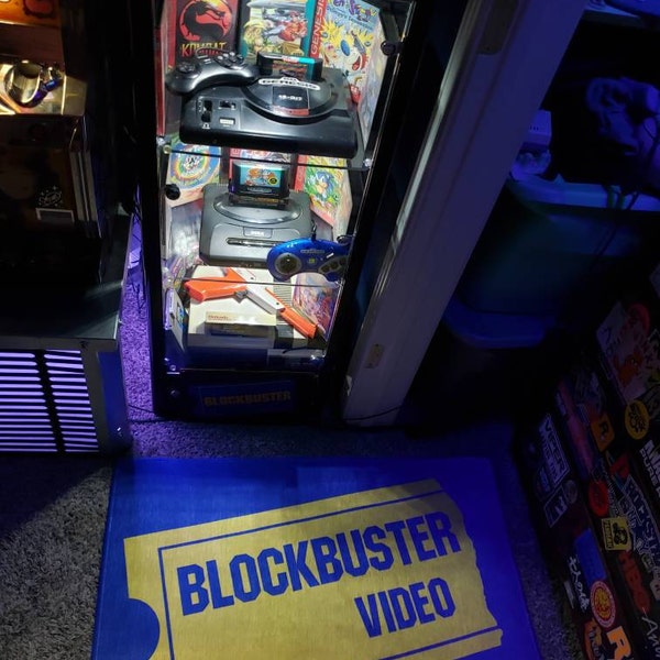Blockbuster Video Rug, Retro Style VHS Movie Lovers, 90s Nostalgia ...