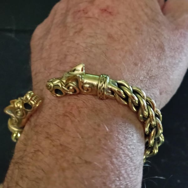 Knife Pommel Wolf Head, Wild Dog Guard Bolster Pommel, Custom Knife ...