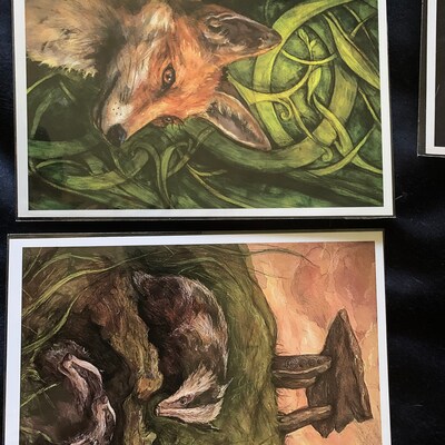 Bold Undaunted Fox, Small Print 5 X 7 Inches - Etsy