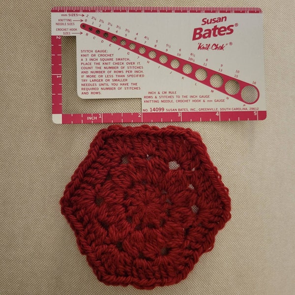 CROCHET PATTERN | Zinnia Hexagon Temperature Blanket Pattern | Granny ...