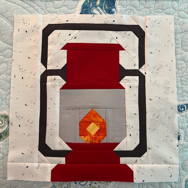 Lantern Camping PDF Quilt Block Pattern - Instructions for 6 Inch, 9 ...