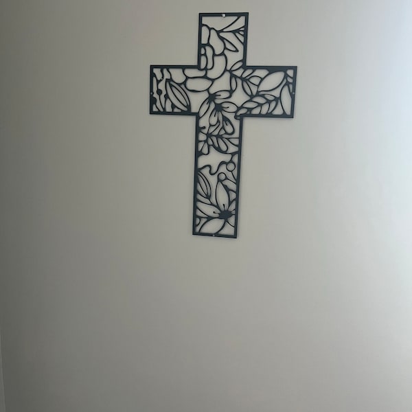 The Cross Metal Wall Decor Easter Gift Christian Decor Jesus Metal Wall ...