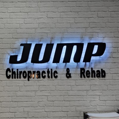 Backlit Sign Reception Logo Reception Sign Halo Lit - Etsy