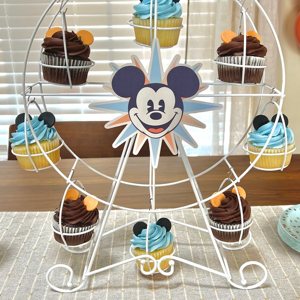 Printable Mickey's Fun Wheel Label, Mickey Birthday, Disneyland Party ...