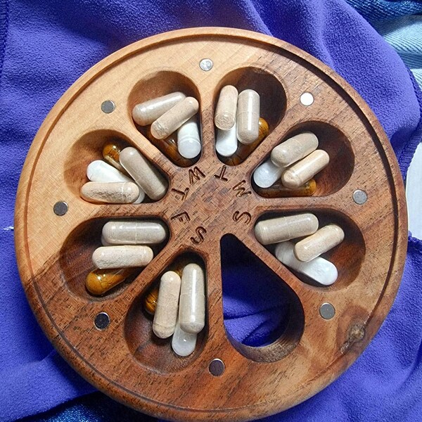 Pill Box 7 Day Night/pill Organizer Micro /pill Case/cute Large Pill ...