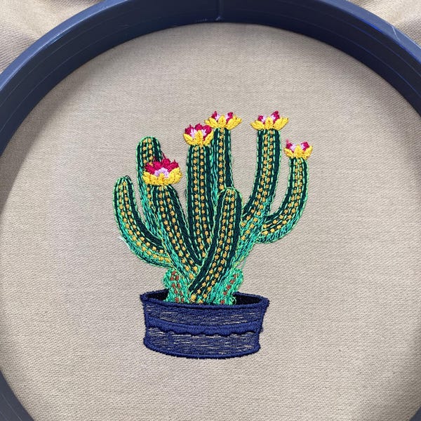 Cactus Embroidery Designs Machine Embroidery Pattern - Instant Download ...