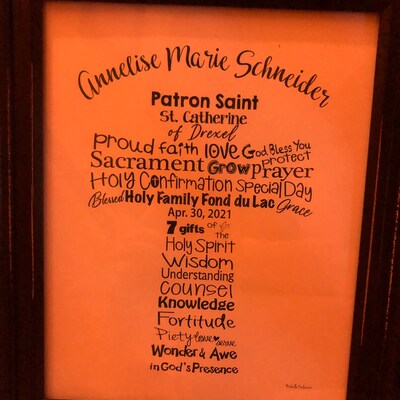 Confirmation Gift Boys Confirmation Gift Girls Sponsor Gift Catholic 7 ...