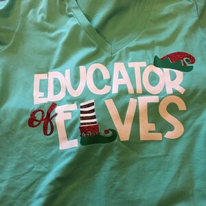 Educator of Elves Svg, Christmas Teacher Svg, Teacher Christmas Svg ...