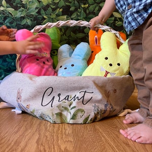 Peter Rabbit Personalized Easter Basket Liner Custom Easter - Etsy