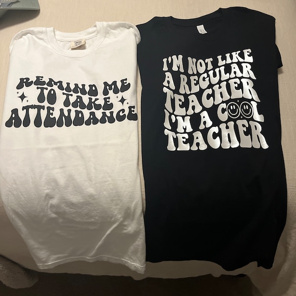 I'm Not Like A Regular Teacher I'm A Cool Teacher SVG-PNG, Teacher Svg ...