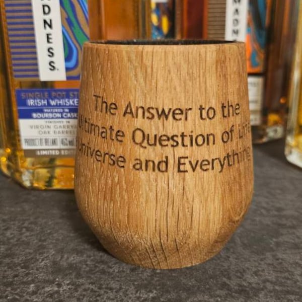 Charred White Oak Whiskey Tumbler | Wood Whiskey Tumbler | Wood Whiskey ...
