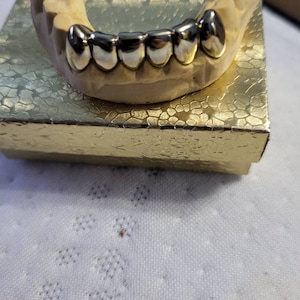 Handmade Custom .925 Sterling Silver Top Fangs With Bottom - Etsy