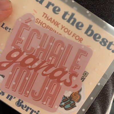 Échale Ganas Mija Sticker Latin Sticker Dichos Hispanos - Etsy