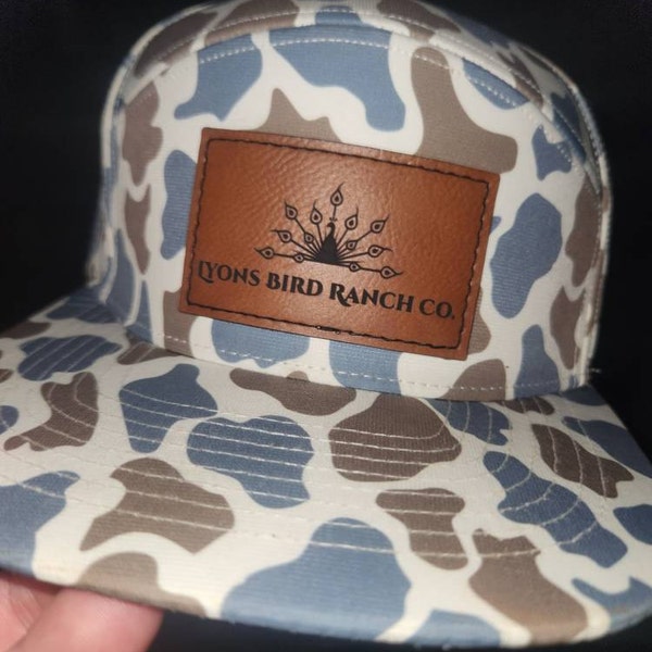 Personalized Father/son Matching Leather Patch Hat Father Son Hats ...