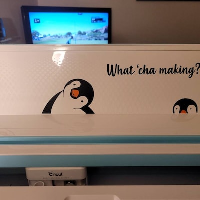 Whatcha Making Penguin SVG - Etsy