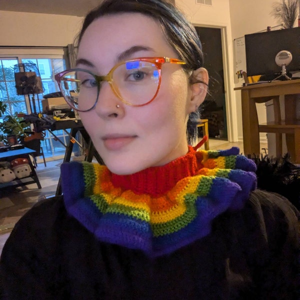 Clown Ruffle Collar Crochet PATTERN - Etsy