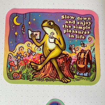 GET A LIFE // Weatherproof Outdoor & Vanlife Sticker // Vinyl - Etsy