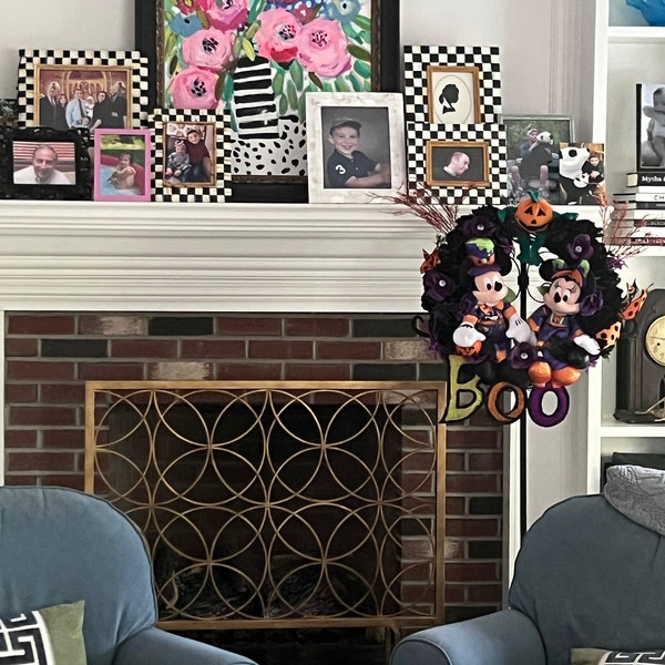 Halloween Mickey & Minnie Werewolf and Cat - Etsy