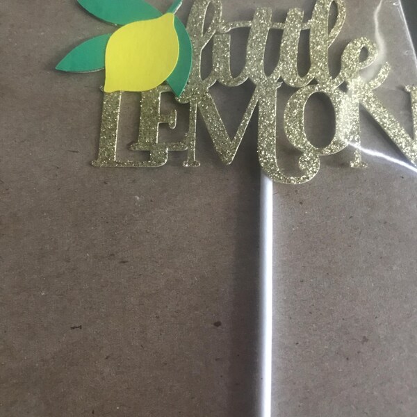 Ring Lemon Cupcake Topper, She Found Her Main Squeeze Topper, Main ...