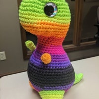 Crochet Pattern: Timothy the T-rex - Etsy UK