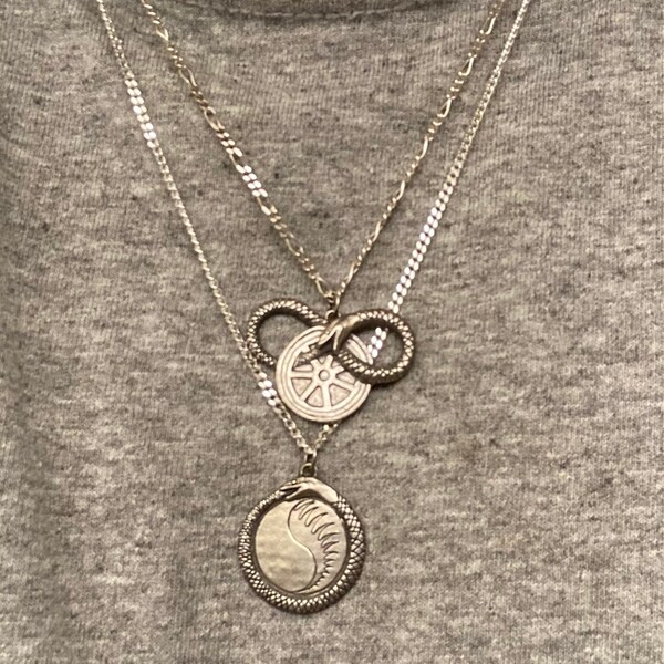 Infinity Serpent- Ouroboros - Wheel of Time Inspired - Sterling Silver ...