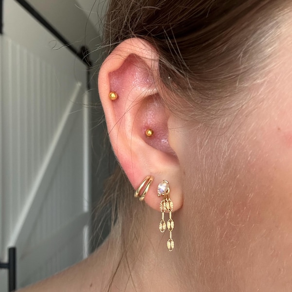 Hidden Helix Chain, Helix Chain, Double Helix Chain, Helix Earring ...