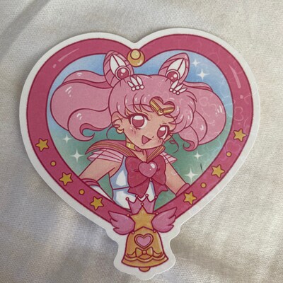 Sailor Moon Chibi Moon Holo Stickers - Etsy