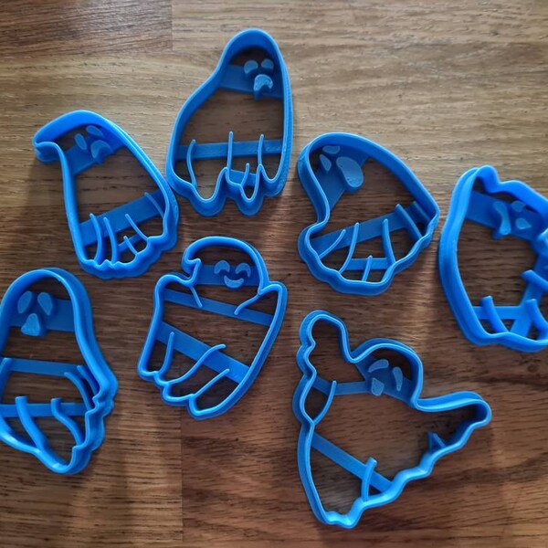 Set of Ghosts Cookie/ Biscuit Cutters, Halloween, Spooky, Trick or ...
