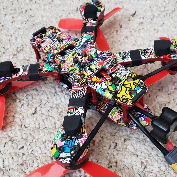 RC Car Truck Graffiti Sticker Bomb Sheet Car Truck Body Shell 1/10th ...