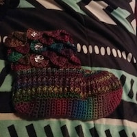 CROCHET PATTERN: Dragon Slippers Crocodile Stitch Boots (adult Sizes ...