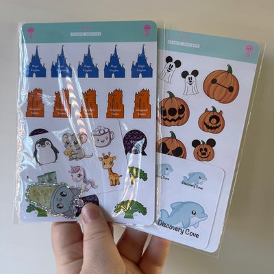 14 Day Mouse Ears Countdown Sticker Sheet, Magical Holiday/vacation ...