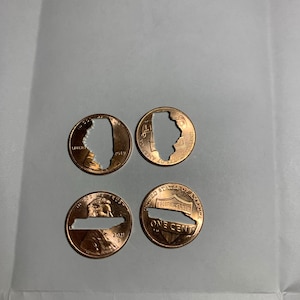 Lucky Penny With Smiley Face Cut Out | Etsy
