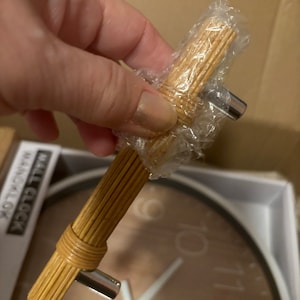 Boho Rod Drawer Pull , Dark Oak Rattan Handle, Wicker Drawer Pull ...