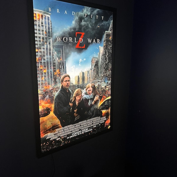 4-PACK Custom LED Light Box Poster Frames Glowbox Frames for Movie ...