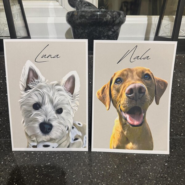 Digital Dog Wedding Table Numbers, Dog Wedding Table Names, Wedding ...