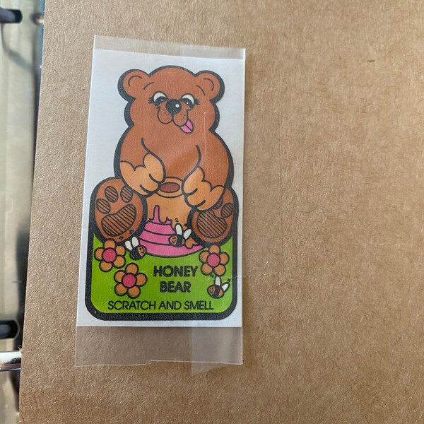 Vintage Garfield Diecut 80s Scratch and Sniff Sticker - Mustard -good ...