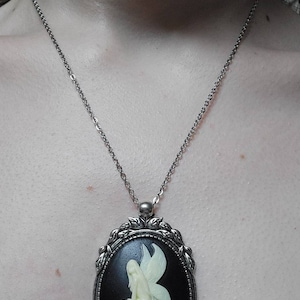 Gothic White Rose Choker, White Rose Necklace, Black Velvet Choker ...