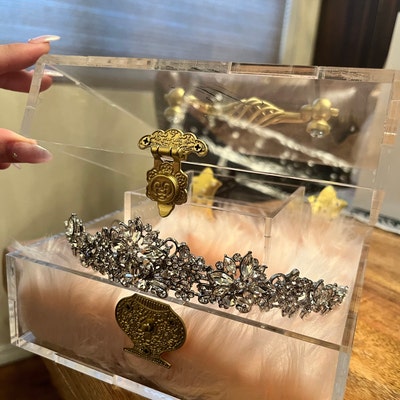 Tiara Carrying Case, Wedding Tiara Display Box - Etsy