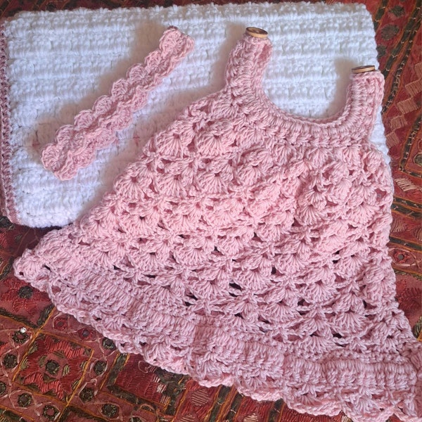 Crochet Dress PATTERN - Chantilly Lace Sundress (sizes up to 10 Years ...