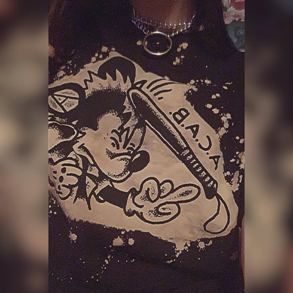 A.c.a.b Mickey Beat by Cops With Baton Michael Hastings Design Punk ...