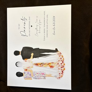 Sister of Bride Wedding Gift From Bride on Wedding Day, Custom Wedding ...