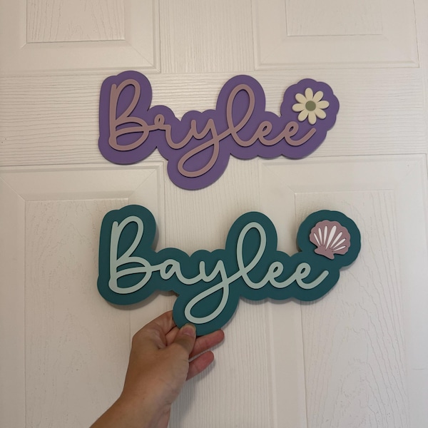 Personalized Name Sign, Door Name Sign, Nursery Name Sign, Baby Name ...