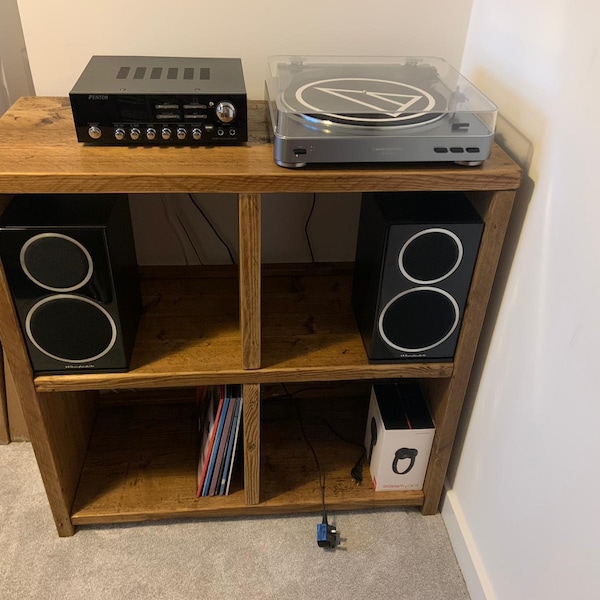 DJ Stand Record Player Sideboard Vinyl Unit. Bespoke Furniture, Hand ...