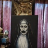 Valak lights Out Version Painting Replica Print Canvas demon Nun, the ...