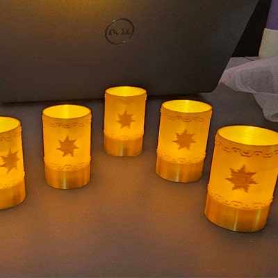 Tangled Lantern Tea Lights Rapunzels Floating Lights Three 3 Warm White ...