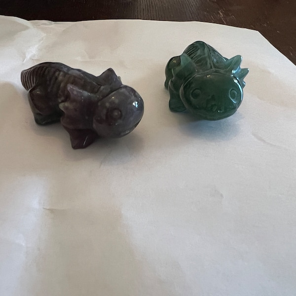 Axolotl Crystal Carvings in Different Sizes - Etsy