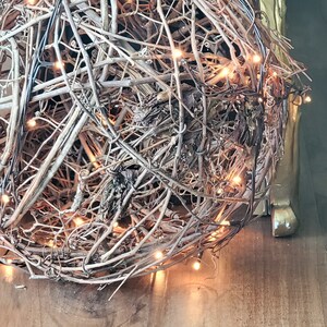 100 Count Light String / Strand / Set Brown Cord Clear | Etsy