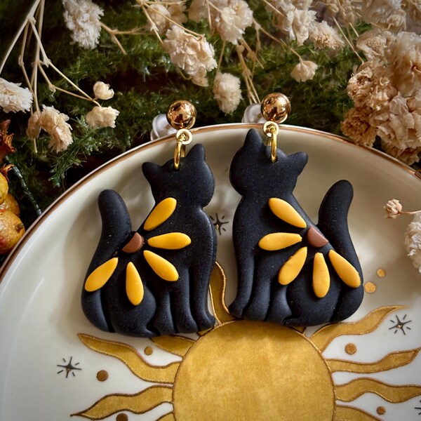 Blue Dangly Earrings, Spring Statement Earrings, Summer Statement ...